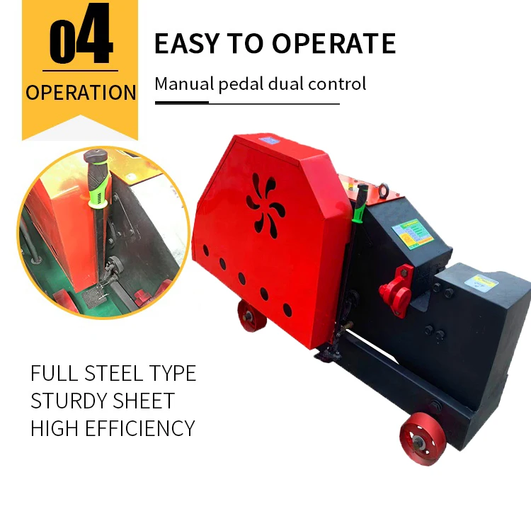 Hydraulic Manual Bar Cutter For Round Steel Iron Cutter 1 Phase Manual ...