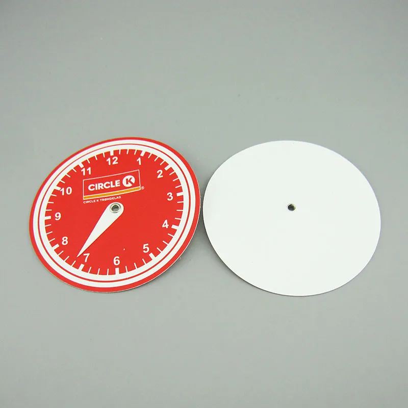 Custom Shape Paper Digital Parking Clock - Promotional Gift