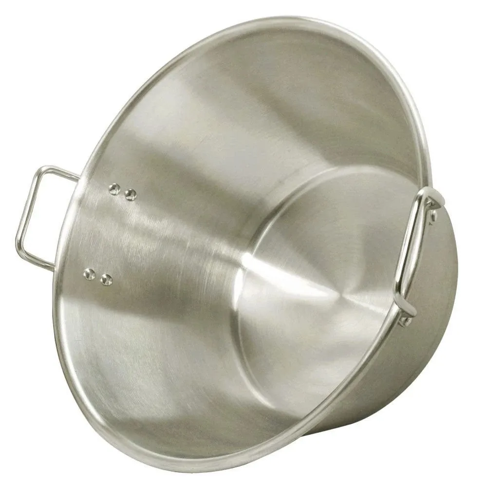 Large Stainless Steel Cazo Deep Design Jam Pan For Outdoor Cooking With ...