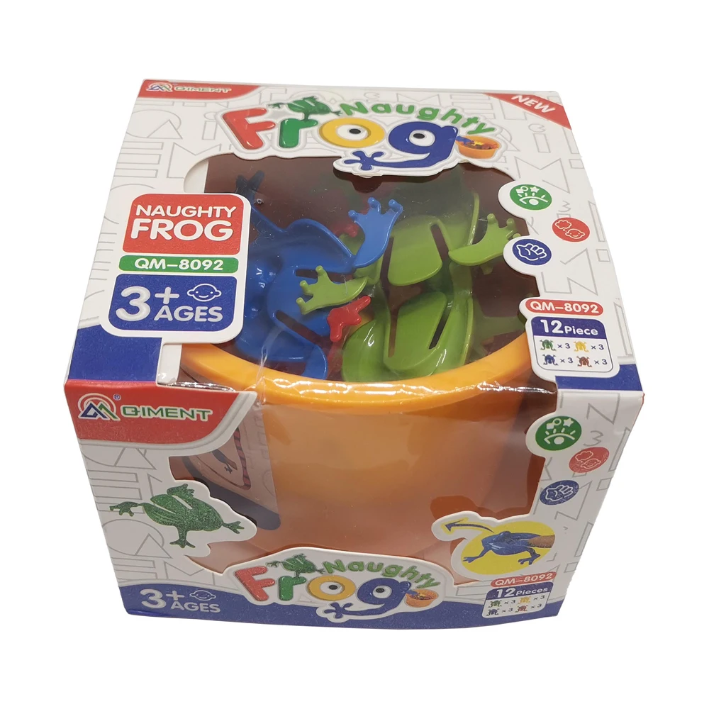 12pcs Colorful Mini Plastic Frogs - Educational Toys