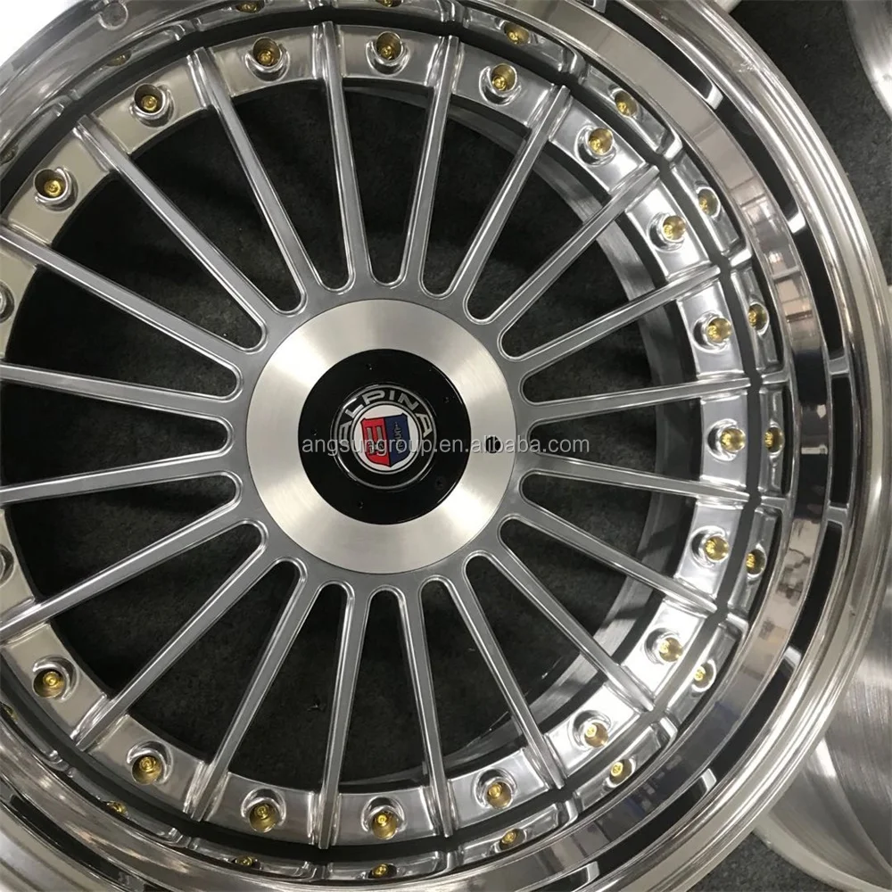 Hot Selling High Quality 3 Pieces Forged Split Wheel Customized Step ...