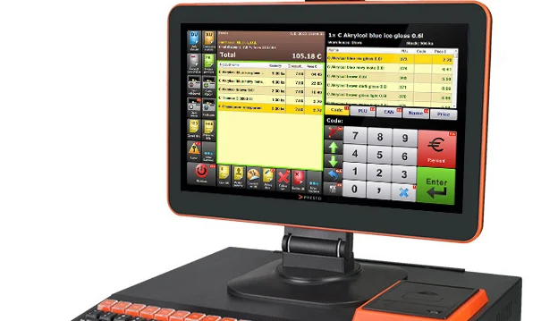 Cr004 All In One Cash Register Pos System Smart Windows Pos All In One ...