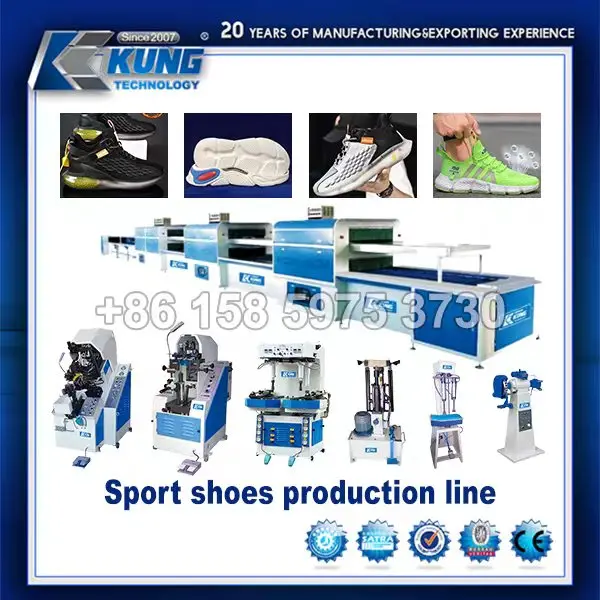 Customized Sport Shoes Assembly Line - Shoe Making Machine