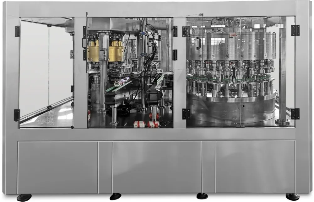Automatic Aluminum Can Liquid Filling And Sealing Machine With Cip ...