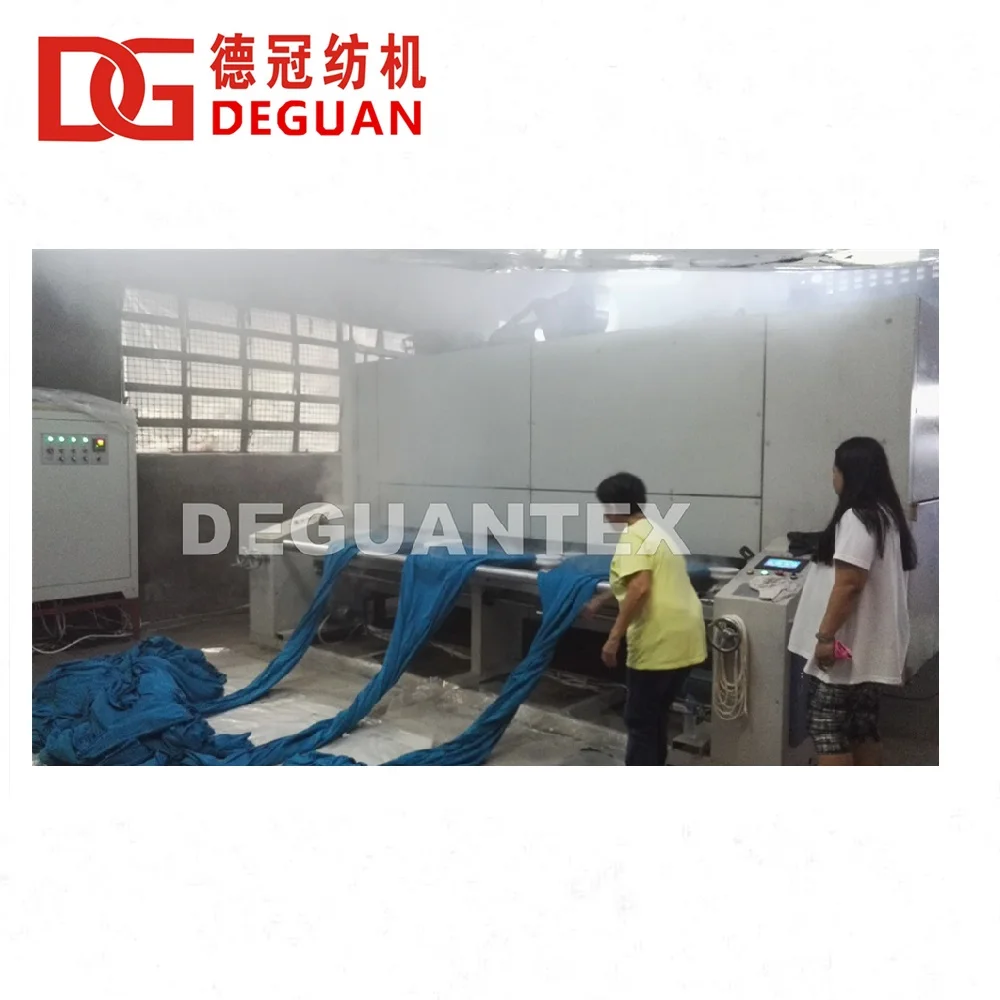 DEGUAN Tubular Heat Setting Machine for Polyester Fabrics