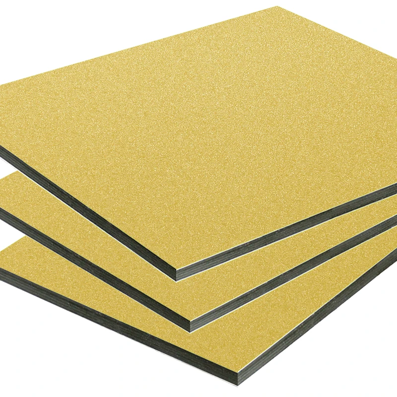 High Quality Aluminum Composite Gold Alucobond Precio Alucobond Panel ...