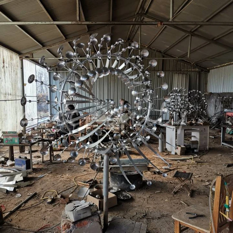 Modern Art Decoration Large 2 M Interactive Kinetic Art Sculpture For ...