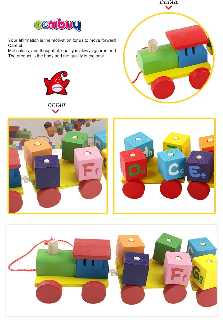 Education Toy Arabic Numerals Building Wooden Train Block - Buy Wooden ...