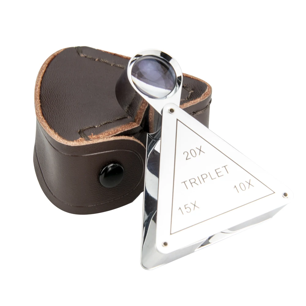 Lupa Triplet 10X - Magnifying Loupe for Jewelry Inspection