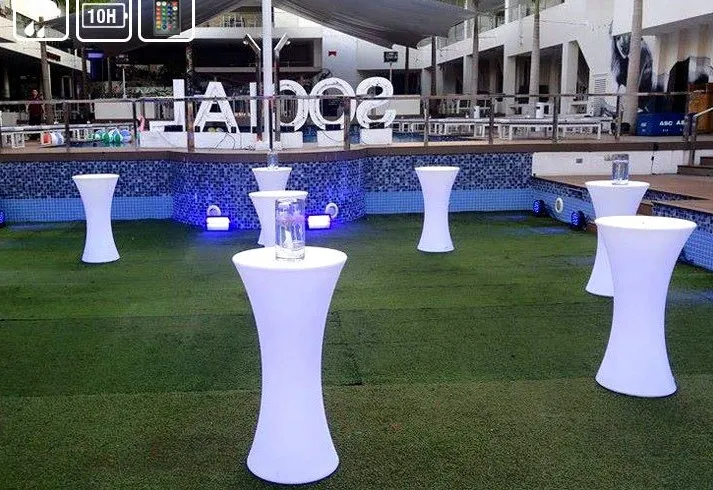 2020 Popular Rgbw Illuminated Light up bar Table Outdoor Led Glow ...