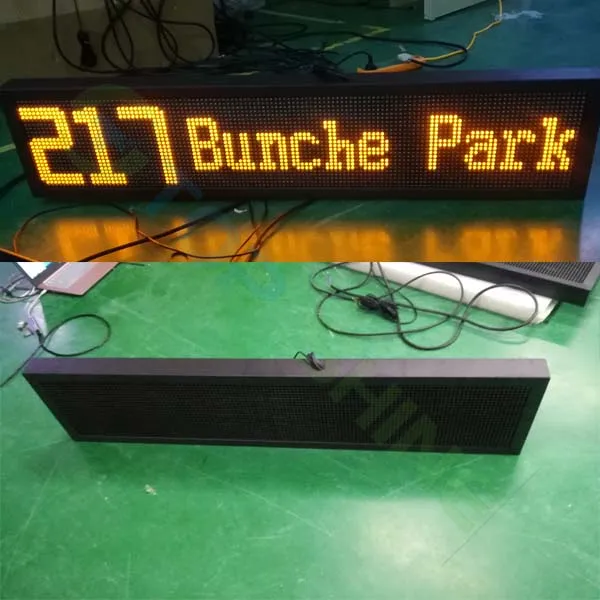Bus LED Screen - Efficient Route Sign Rolling Text Display