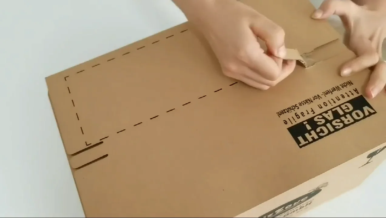 Zipper Post Box Carton 3 Layer Express Small Carton E-commerce ...