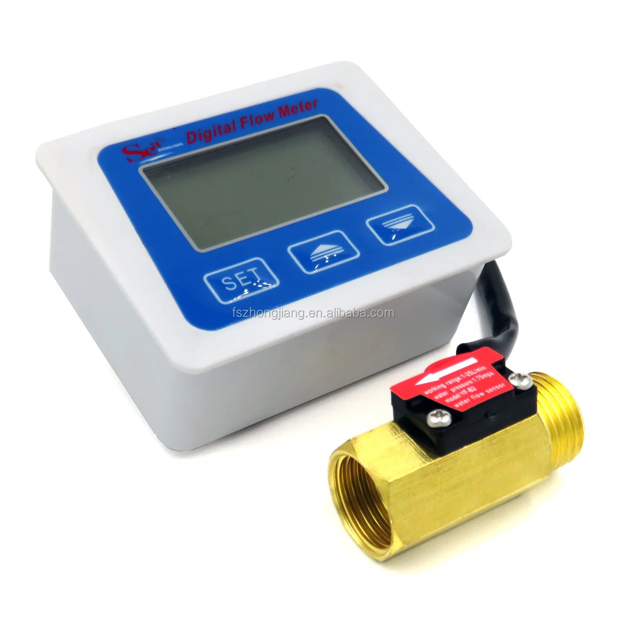 Sea Lcd-s + B7 Low Power Lcd Digital Water Meter Temperature Sensor ...