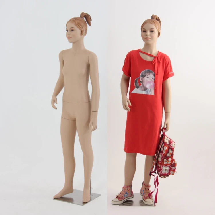 Realistic Full Body Child Mannequin - Young Beauty Girl