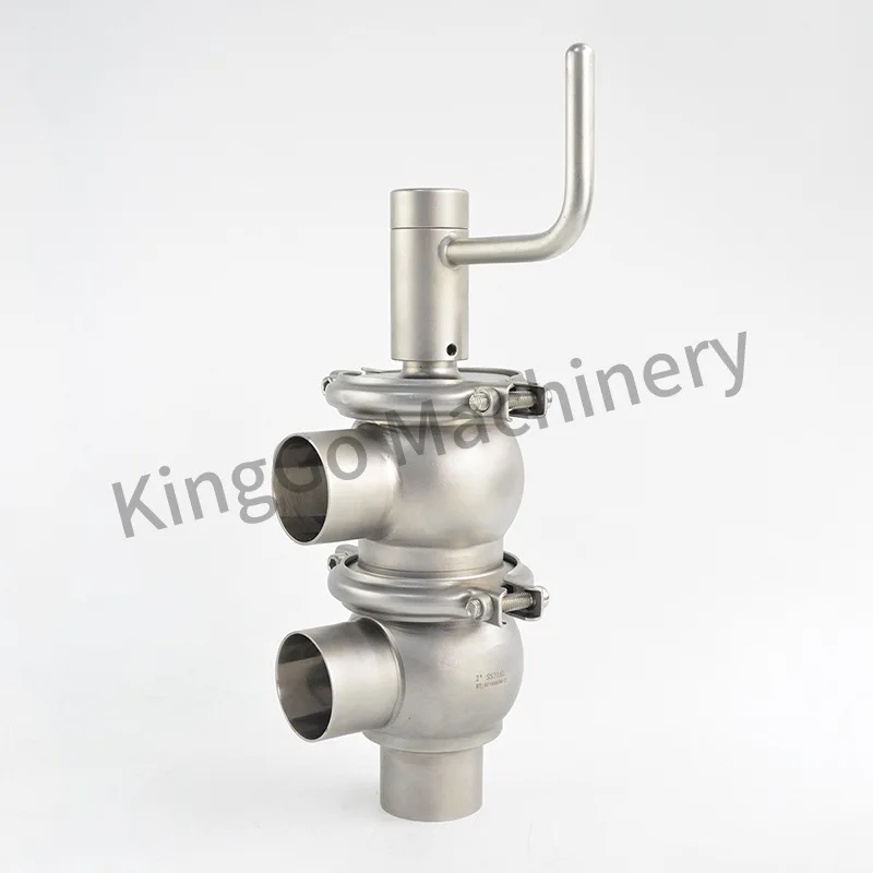 4 Way Reversing Valve Sanitary Stainless Steel Reversing Valve - Buy ...