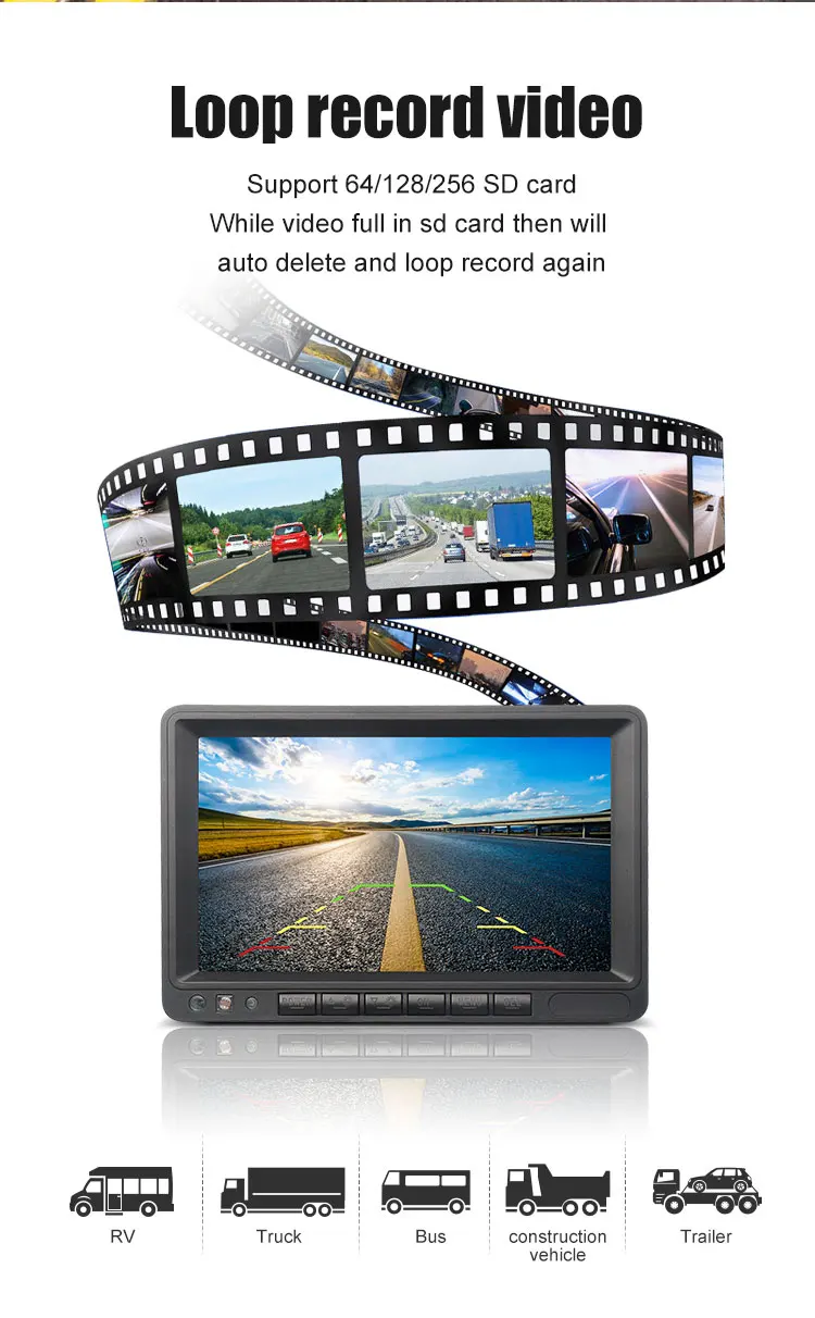 Oem New Design Support 64gb Sd Card Hd Bus Dash Camera System With Bus ...