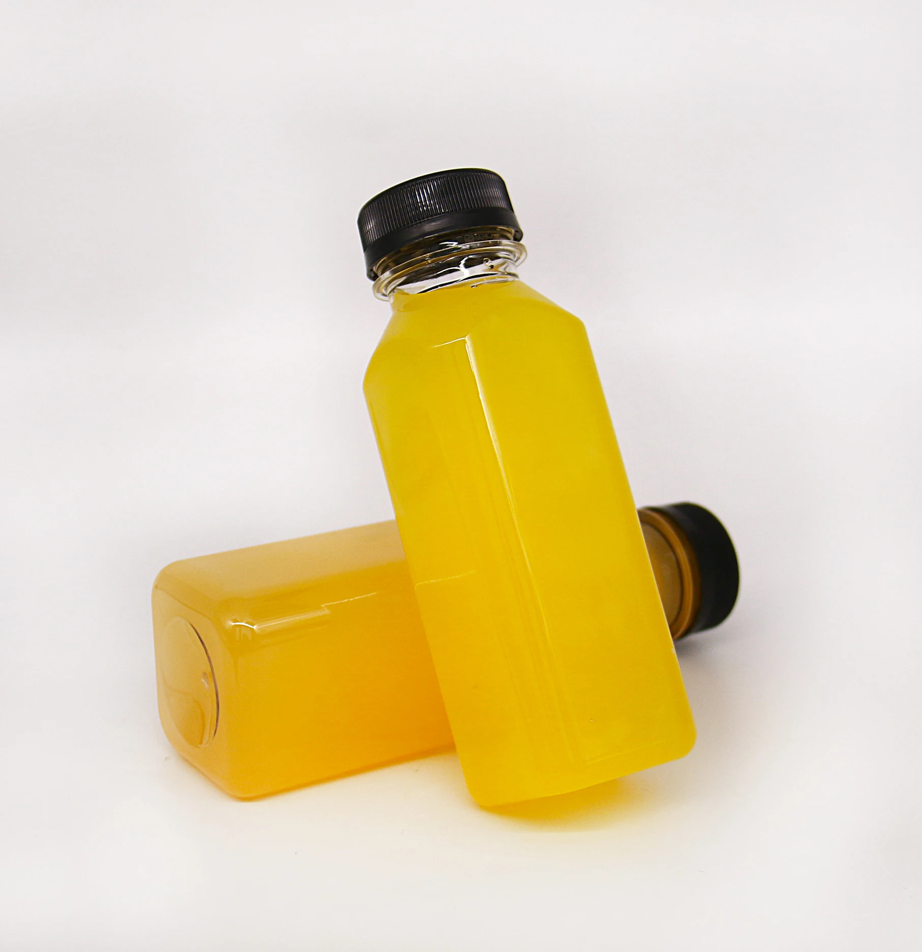 16 oz Empty square Plastic Bottles 500 ml Plastic Lemonade Bottle ...