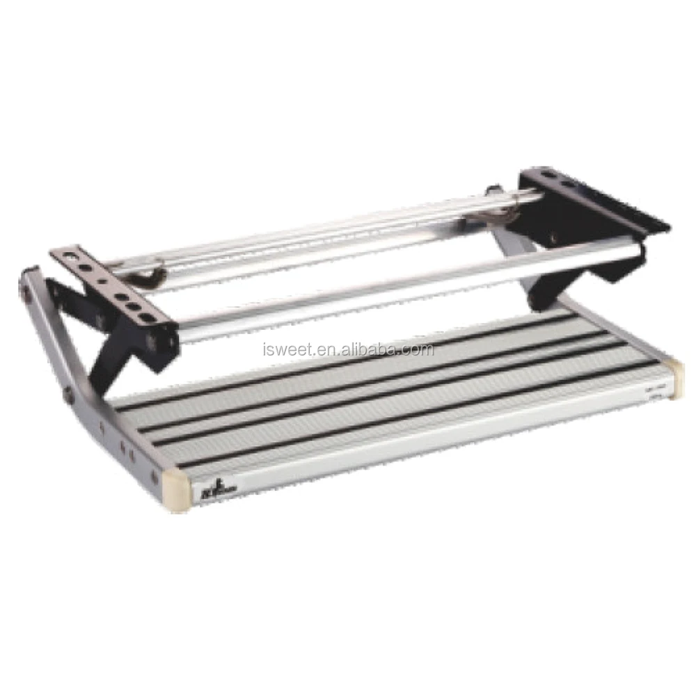 H10288 Rv Double Automatic Step Easy To Fold Aluminum Step To Withstand ...