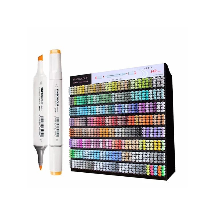Finecolour EF100 240 Colours - Best Price Art Marker Pen Set