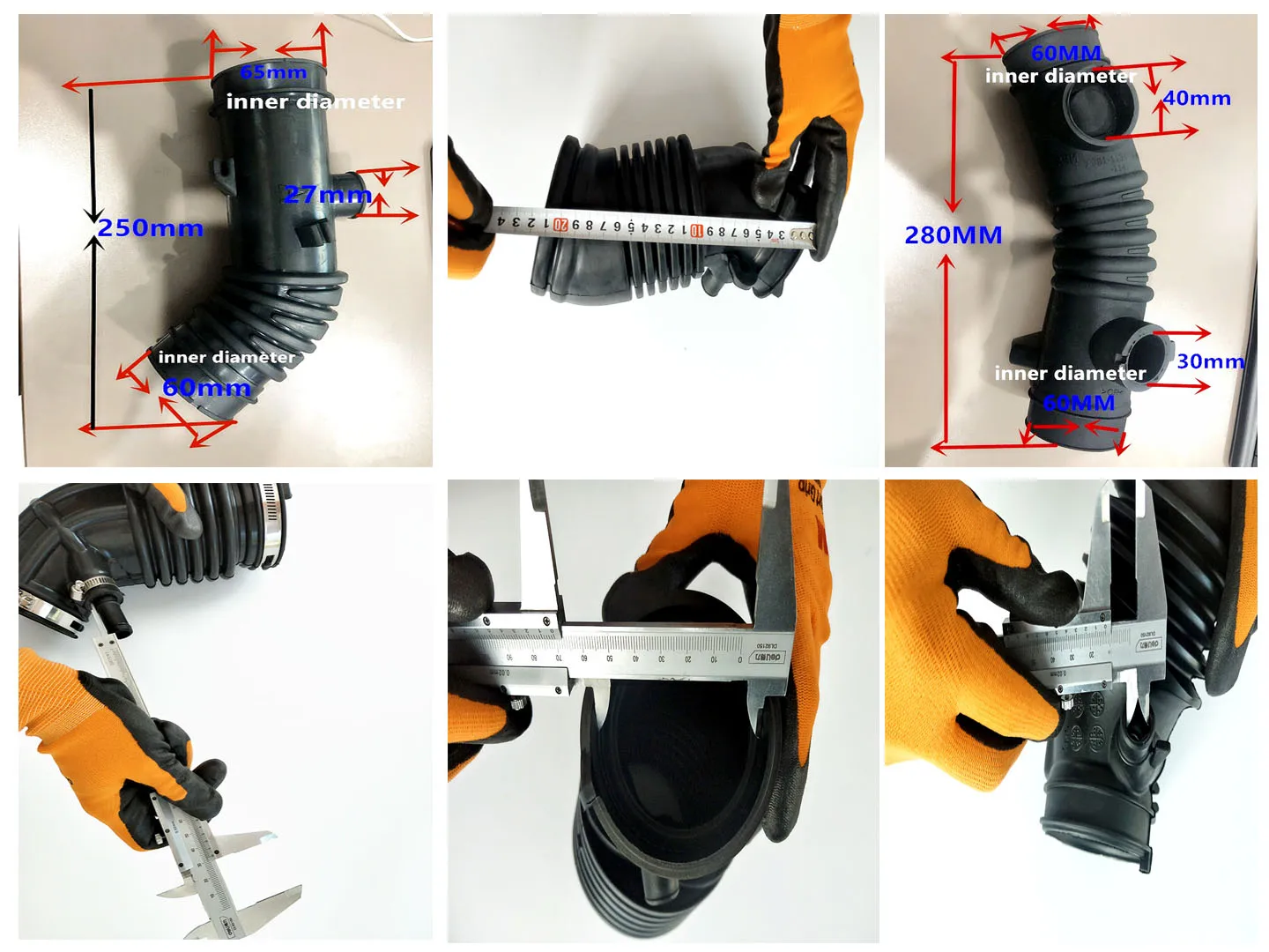 السيارات خرطوم المحرك أجزاء مصبوب 16578-95f 0b خرطوم آخذ للهواء 453792 ...