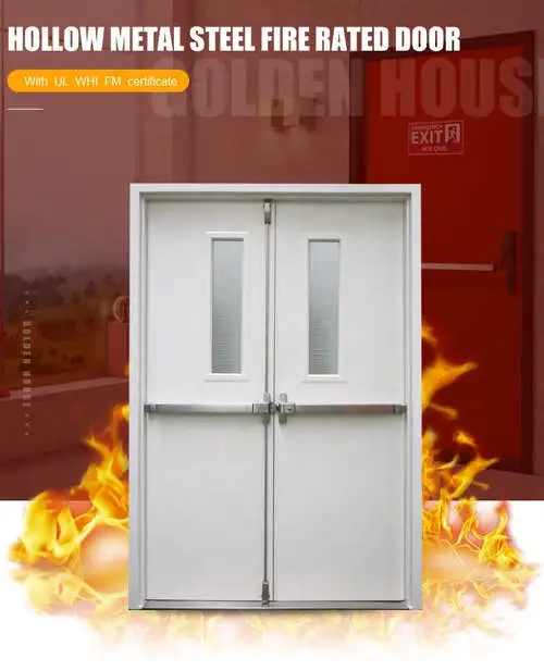 Whi Intertek Fire Rated Steel Main Entrance Door Design Security Doors ...
