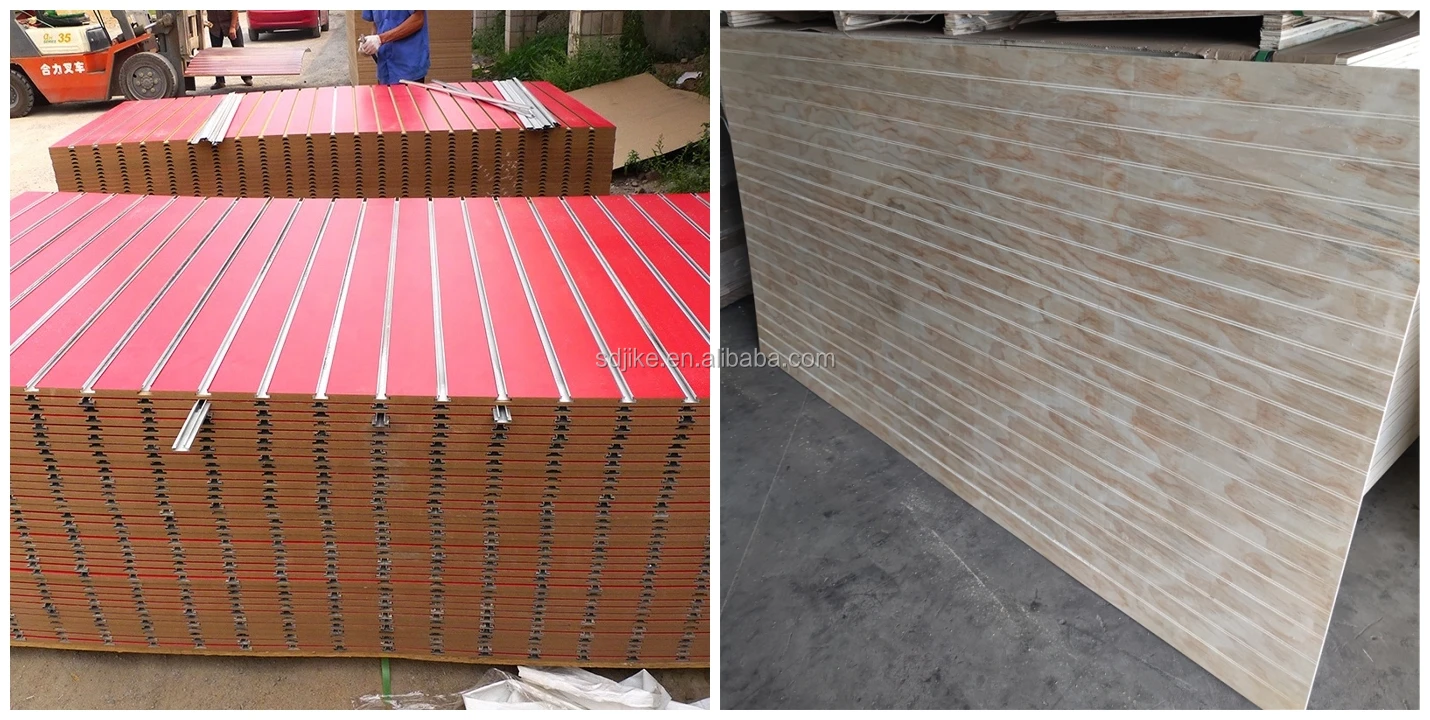 Wood MDF Plywood Slatwall Panel - Versatile & Durable