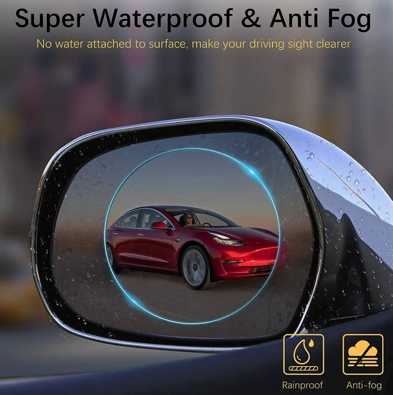 Transparent Car Stickers Anti Glare Car Window Film Bathroom Glass Anti ...