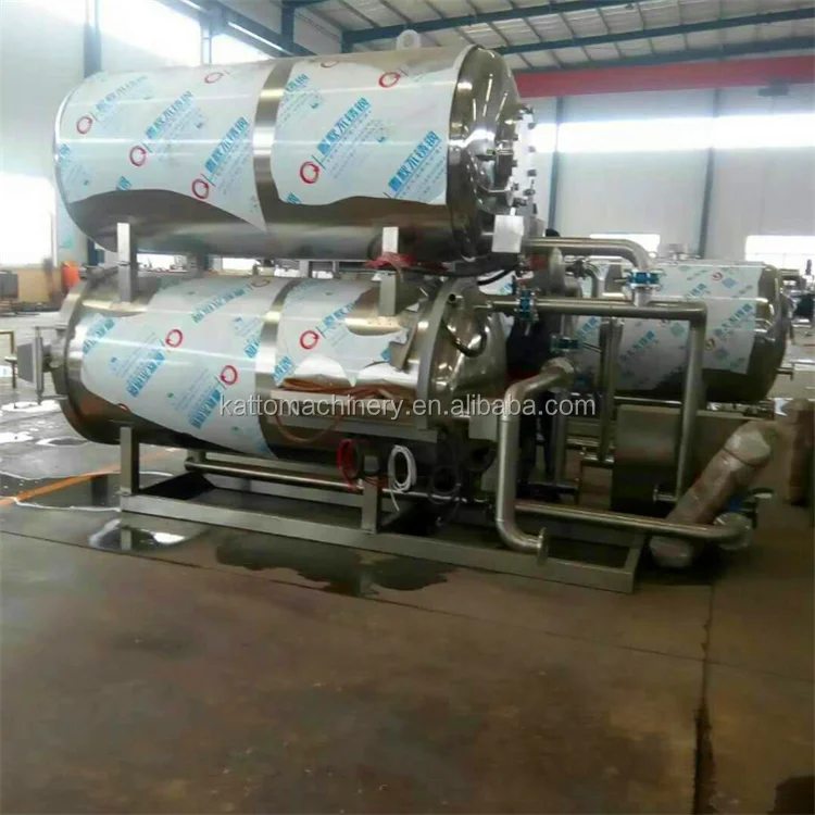 Commercial Cans Horizontal Retort / Horizontal Autoclave Steam ...