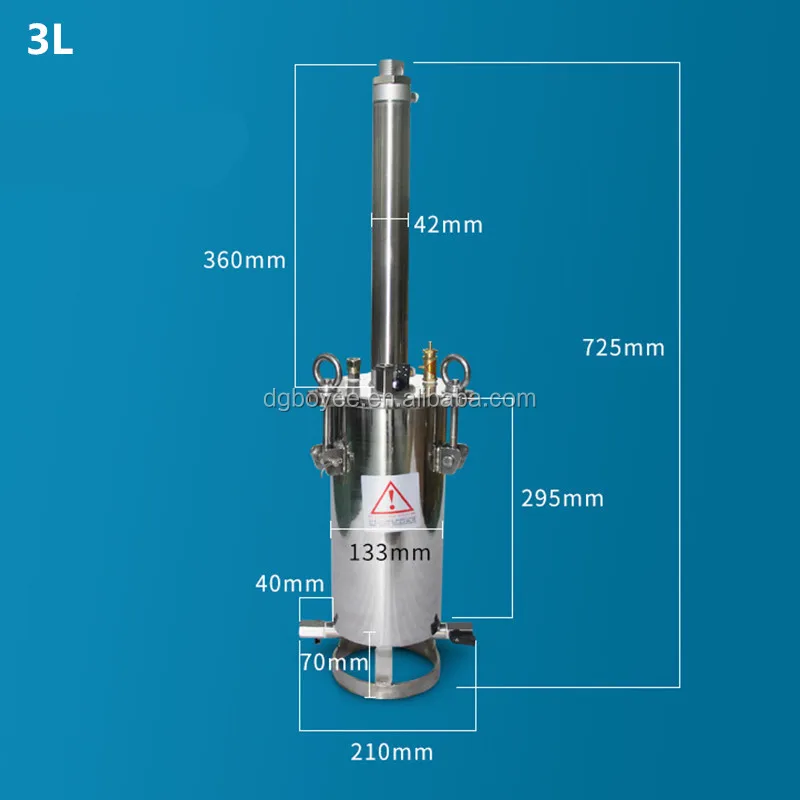 Cylinder Piston Pressure Tank for High Viscosity Silicone & PU Glue ...