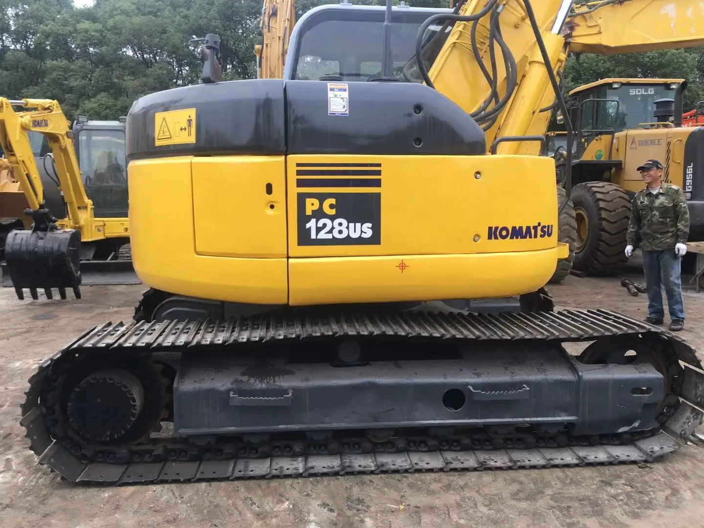 Used Excavator Of Komatsu Pc128 For Super Sale - Buy Used Komatsu Pc128 ...