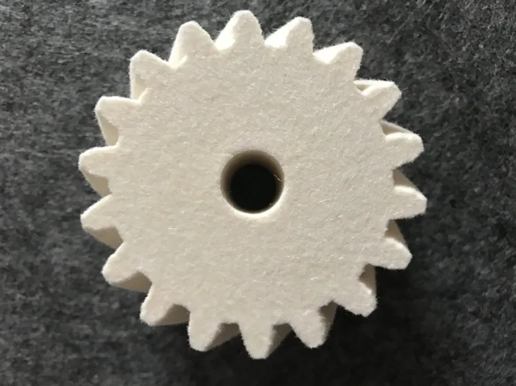 100% Wool Gear Wheel Wool Felt Pinion For Industrial Seal Oil Absorbing ...