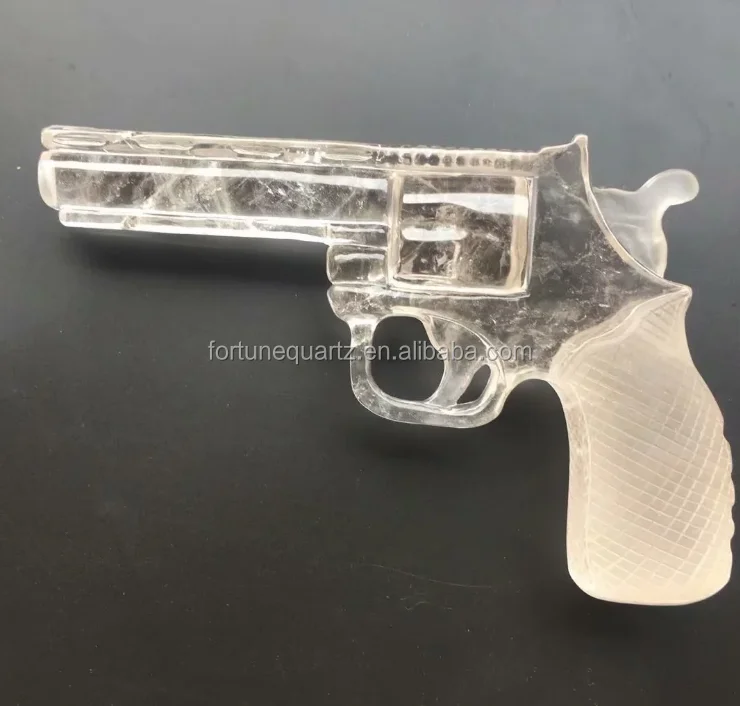 Guns for Decoration - Carved Natural Crystal Gun Models