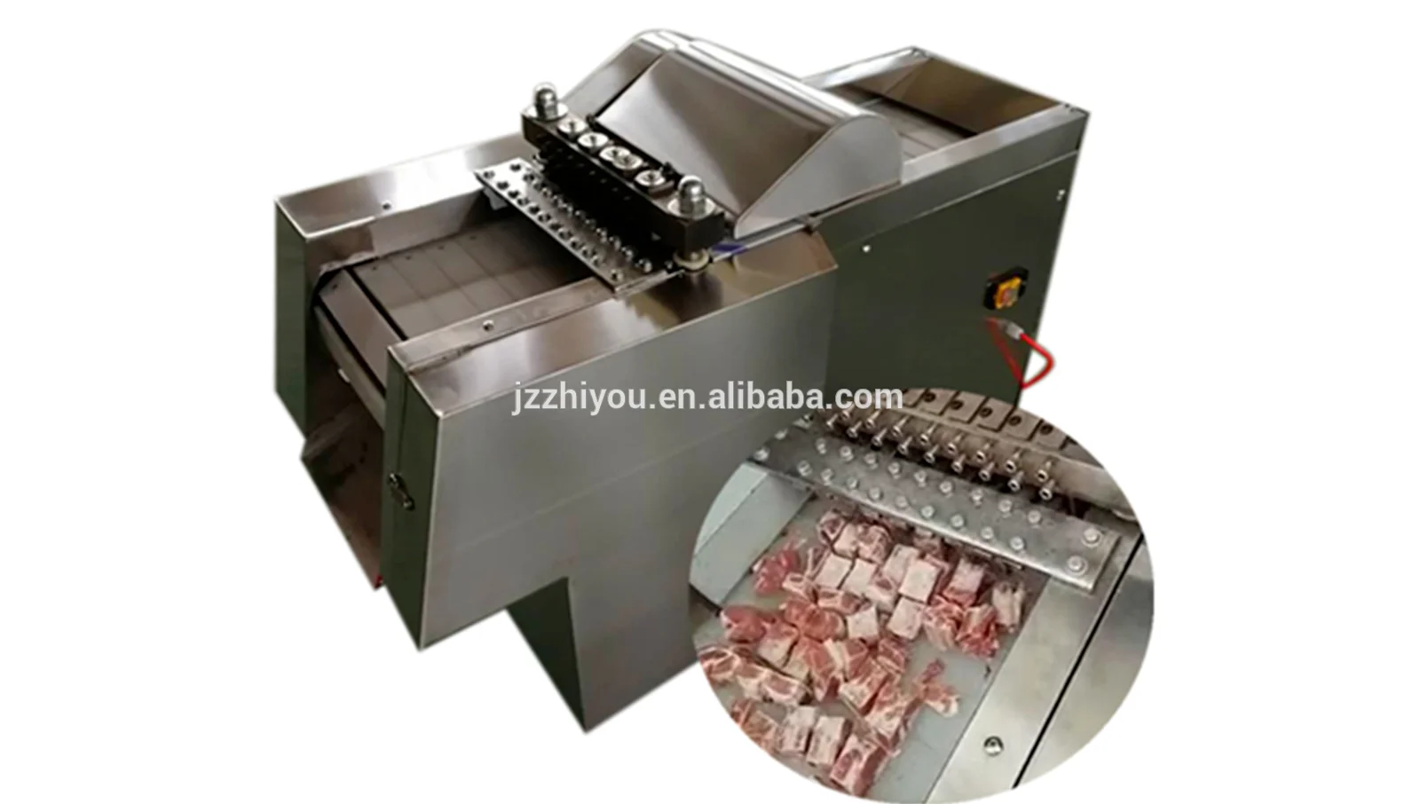 Export Model Beef Block Dicing Cutter Equipment Chicken Wing Cutting ...