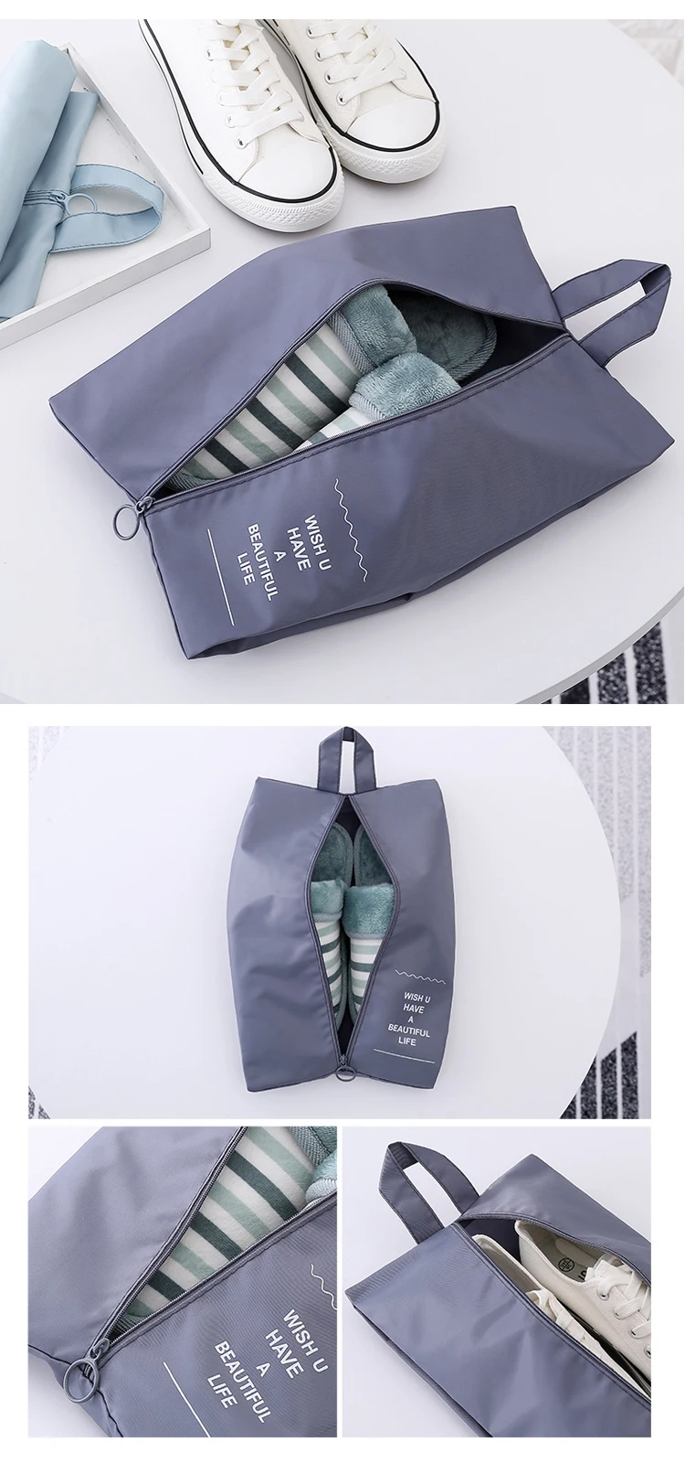 Wholesale Customize Portable Waterproof Shoe Storage Bag