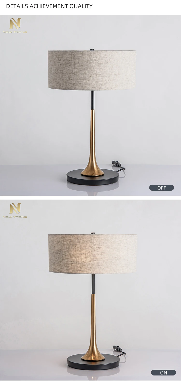 Modern Newest Design Living Room Decoration Iron Cloth Writing Table ...