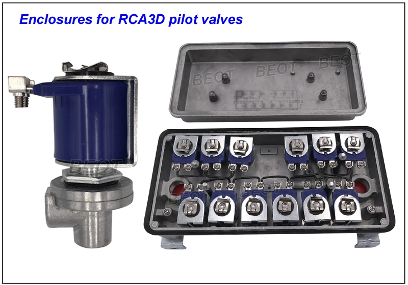 Rca3-8v / Rca3-8v8 / 3-8v6000-330 Diecast Aluminium 8 Valve Enclosures ...