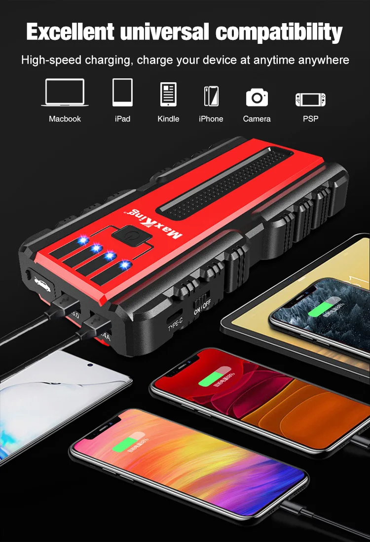 Auto Eps Car Mini Multifunction Jump Starter 12000mah Power king ...