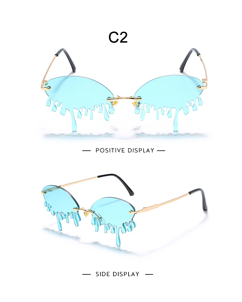 Shop Our 2022 Water Drip Drop Tear Fashion Sunglasses