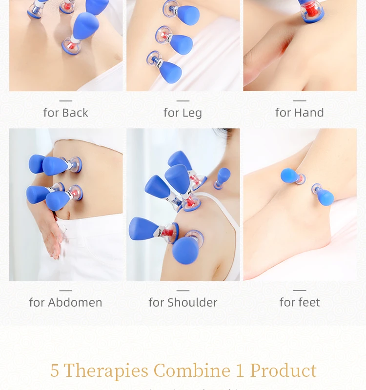 Magnetic Cupping Therapy - 10 Cups for Body Dehumidification