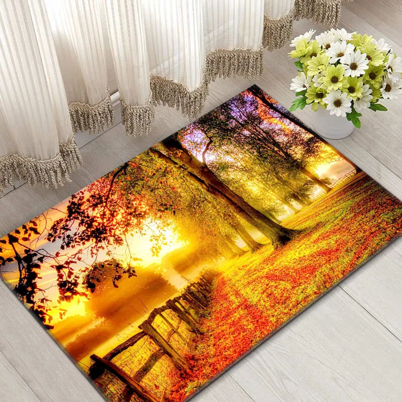 Modern Luxury Polyester 3d Custom Washable Hotel Printed Floor Rugs ...
