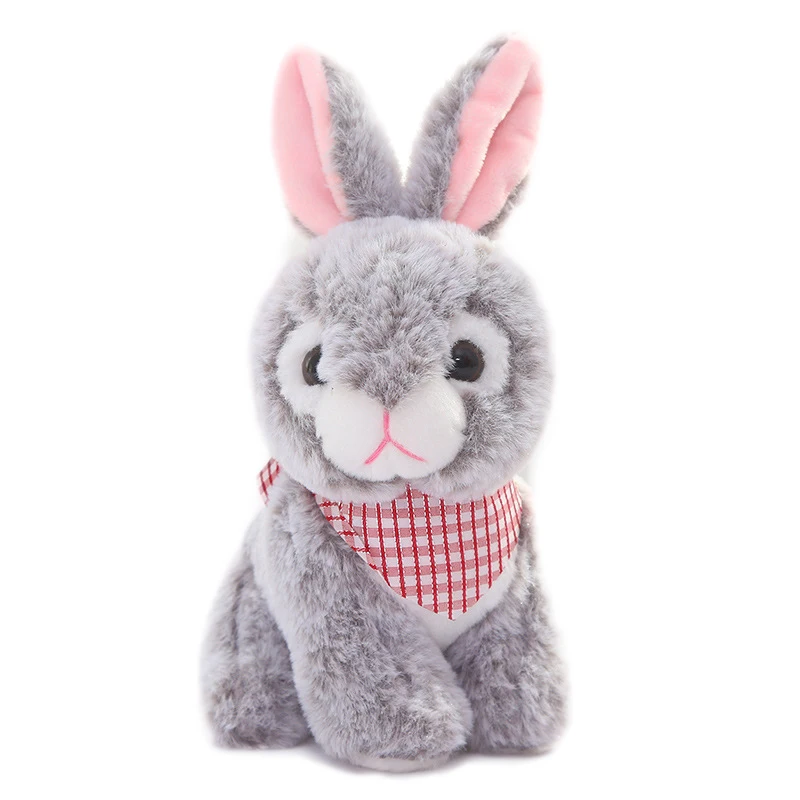 Bright Eye Plush Rabbit Bunny Toy Kids Girl Animal Doll Toy Sitting ...