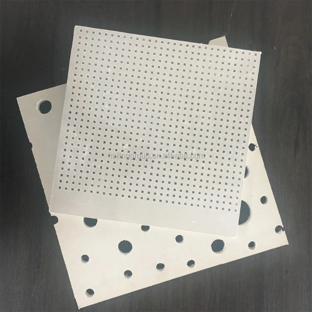 Acoustic Perforated Gypsum Ceiling Board Drywall Plasterboard| Alibaba.com