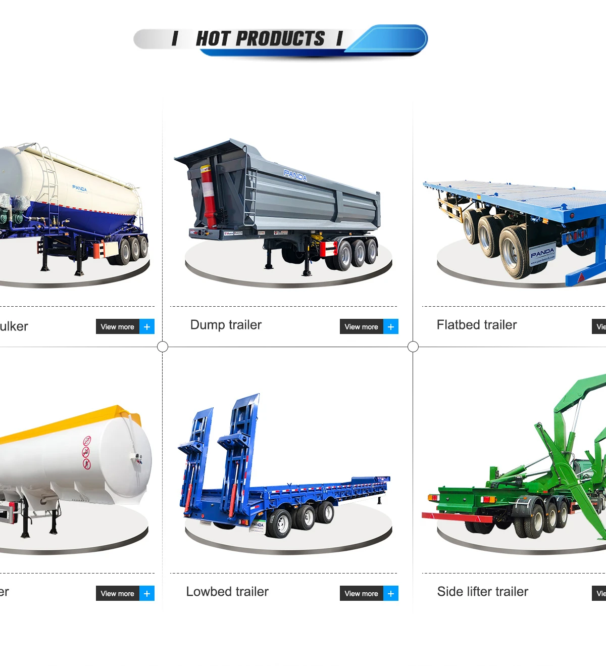 Shandong Panda Mechanical Co., Ltd. - Flatbed trailer, Container Trailer