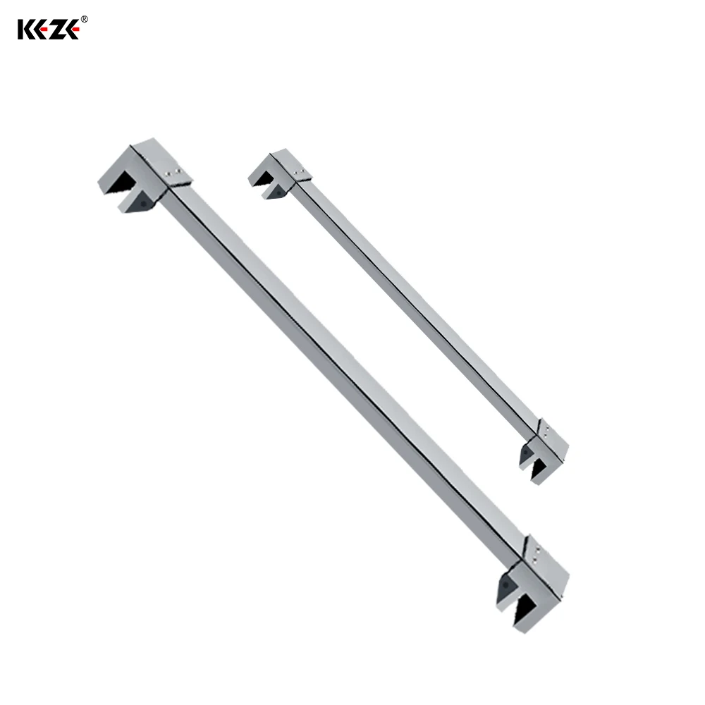 KEZE Modern SUS304 Glass to Glass Support Bars Bathroom Shower Door ...