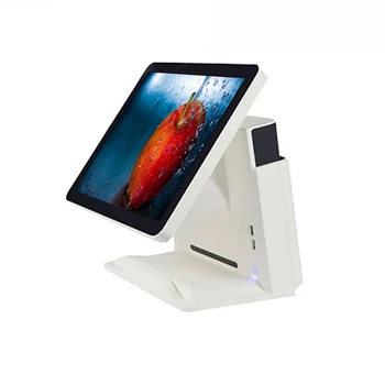 White Pos Terminal Pos System High Quality Supermarket Touch Screen ...