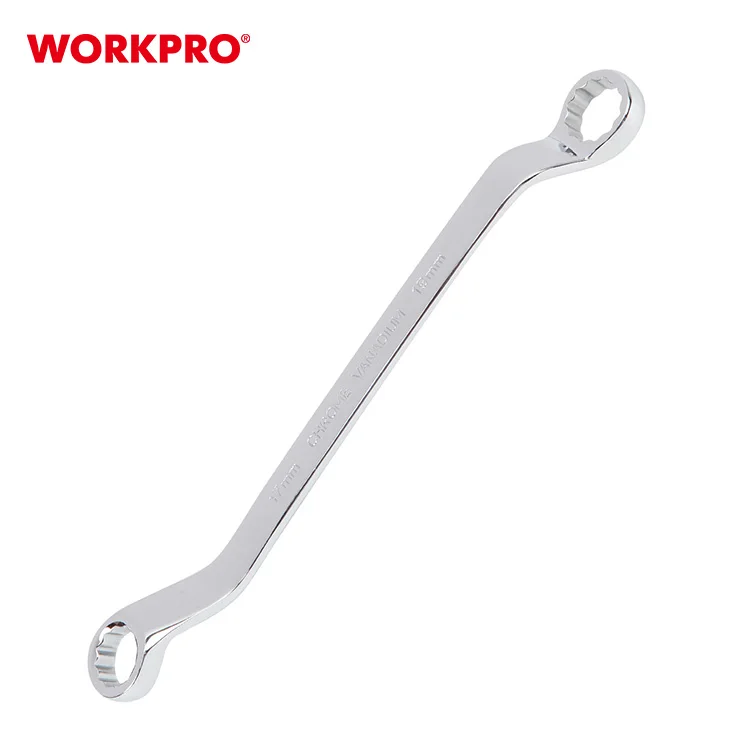 Workpro 30x32mm Double Ring Wrench Offset Box Wrench Set Chrome ...