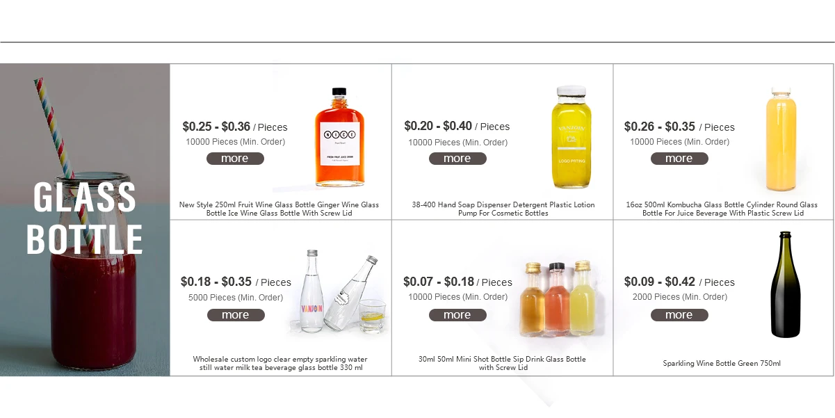 VANJOIN GROUP - Glass Bottles, Glass Jars