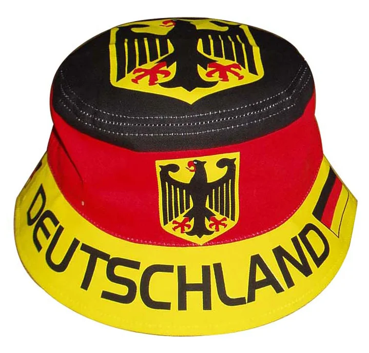 Germany Cheap Promotion Country Flag Print Bucket Hat,wholesale Cotton ...