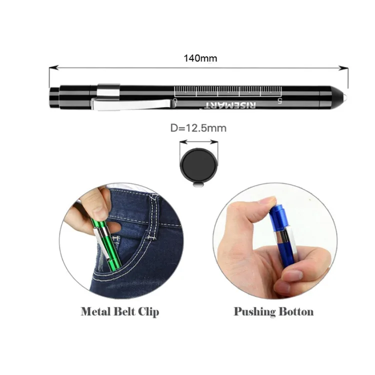 Custom Logo LED Medical Pen Light - Pocket Flashlight for Doctors ...