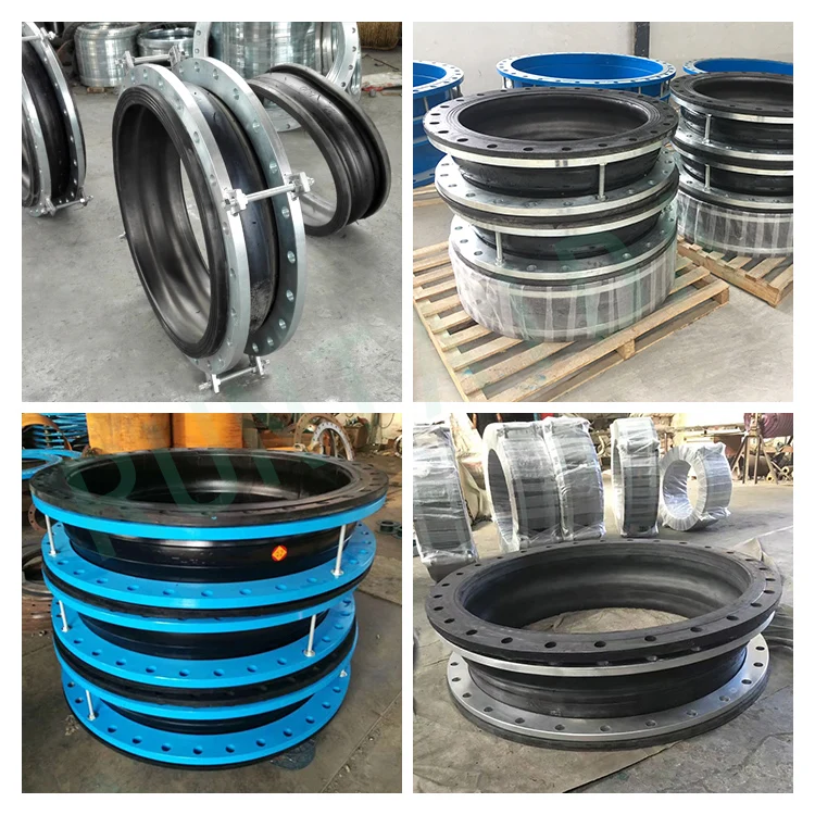 DN350 DN125 Large Caliber Limited Seal Single Ball Flange Price Nbr Flexible Rubber Expansion ...